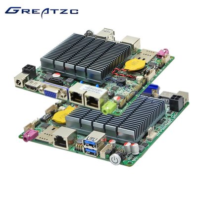 Bay Trail Nano ITX Motherboard Quad Core CPU With 2 LAN Ports 12cm x 12cm