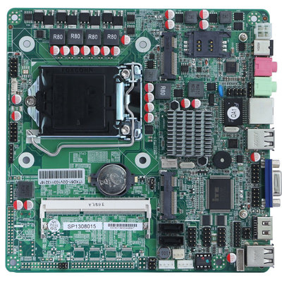 VGA HDMI 2 SATA LGA1155 Motherboard , Intel H61 Chipset Motherboard