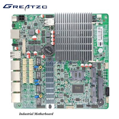 MINI ITX Onboard CPU J1900 Quad LAN Motherboard With 2 SATA Fanless