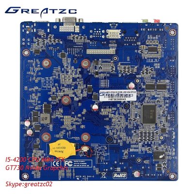 NVIDIA GT730 Industrial PC Motherboard , I5 Mini ITX Industrial Motherboard 2GB GPU