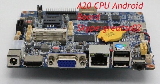Onboard WIFI Android Motherboard , Industrial Onboard CPU Motherboard Fanless