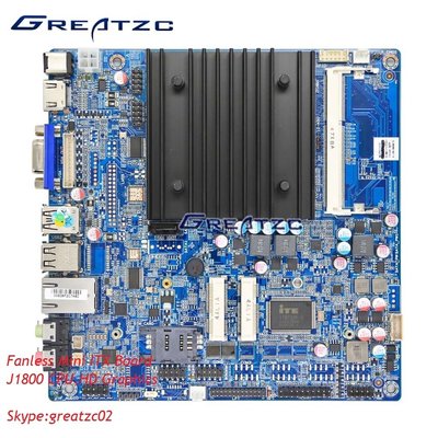 Mini Fanless Intel Bay Trail Motherboard Dual Core J1900 With HDMI LVDS