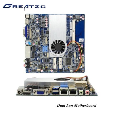 Dual Lan MINI ITX Motherboard Onboard I5 - T5200DL With VGA HDMI LVDS