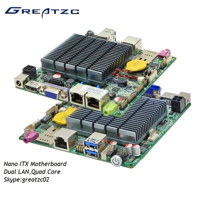 Quad Core Micro ITX Motherboard , AMD ITX Motherboard With VGA HDMI Display
