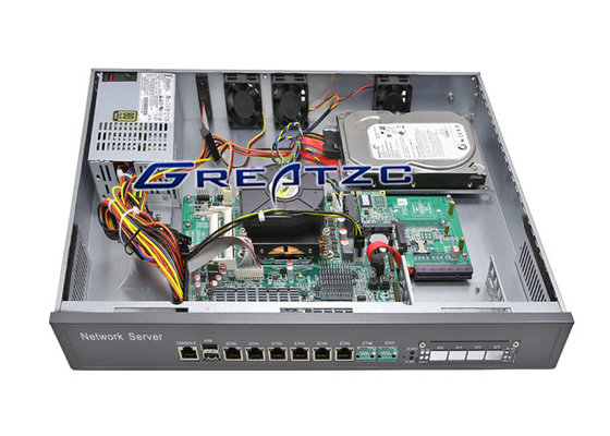 LGA1150 CPU Firewall Motherboard With 6 LAN , 1U Rackmount Firewall Appliance