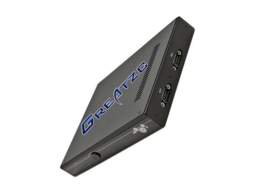 Thin Fanless Industrial Computer With 2 COM , Industrial Personal Computer J1900 CPU