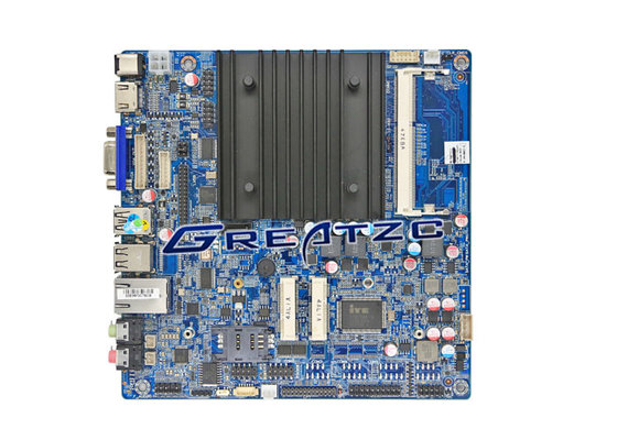 Industrial Grade Fanless intel bay trail motherboard J1900 Processor  6 COM VGA HDMI LVDS Display