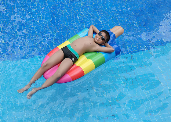 Charming 160CM PVC Rainbow Ice-Pop Float With Inflatable Water Floats Ice-Lolly Float