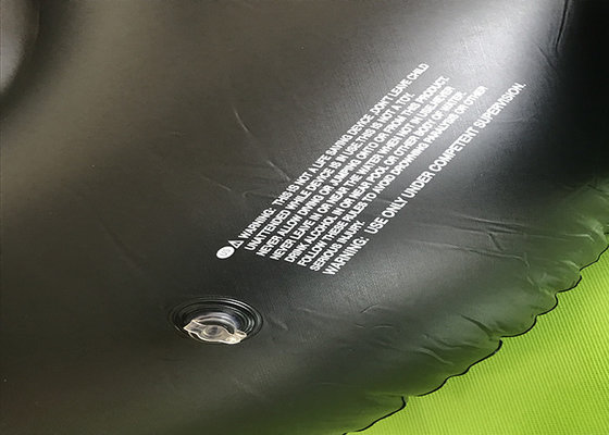 Black Inflatable Water Toy 190*120cm , 3.0kg Inflatable Swan Pool Float PVC Material