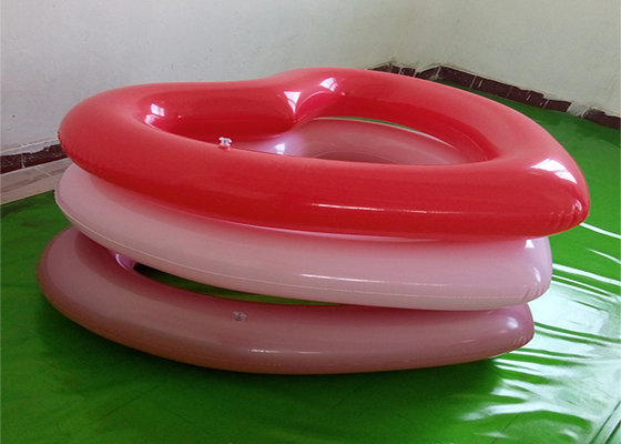 Lovely Design Heart shape float with inflatable Red Heart love Float for Riding on water