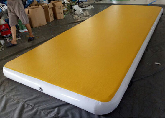 Yellow Gymnatics Inflatable Air Track / Air Tumble Track AT-04