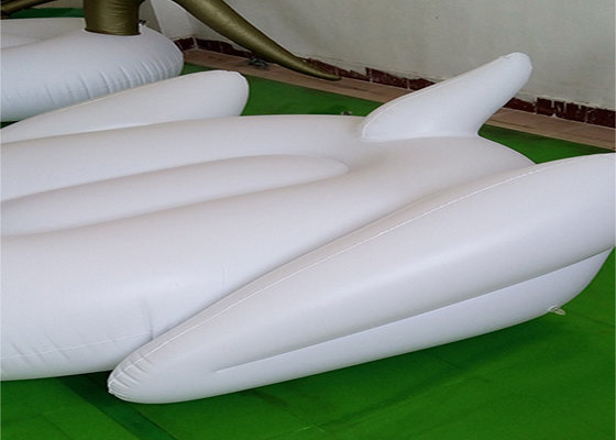 190*120cm Giant Inflatable Pool Floats Swan Pool Toy Pink / White / Golden