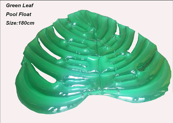 Two People Inflatable Water Floats Green Leaf Style Heavy-Duty Vinyl WF-29