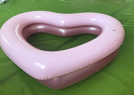 Pink Heart Swimming Pool Floats Inflatable Floating Toys WF-57