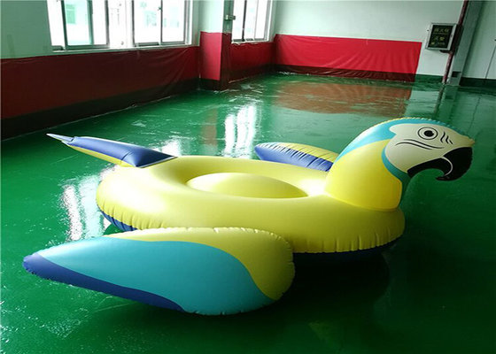 Waterproof Inflatable Pool Floats Yellow Parrot Pool Float 225*210*95cm