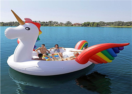 Large Unicorn Float 500CM 0.46mm PVC Inflatable Water Float Colorful  Float