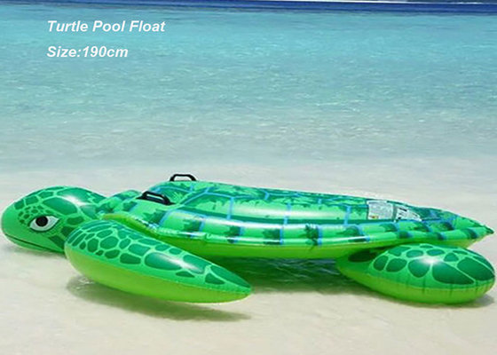 200CM 0.25mm PVC Cute Tortoise Raft Inflatable Water Floats Pool Floats Sea Turtle Float