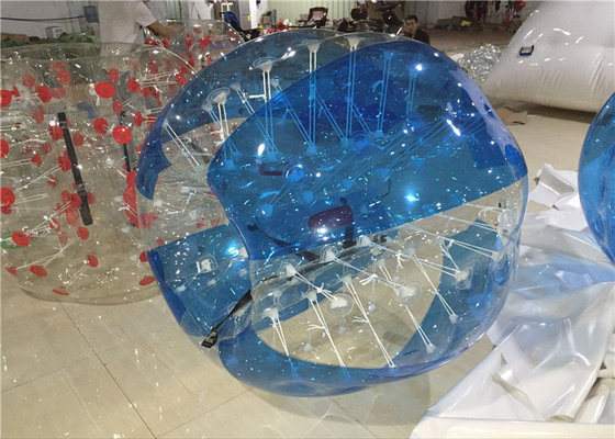 Blue 1.5mm PVC Adult Hamster Ball , Bubble Ball Human Zorb Ball 1.5m