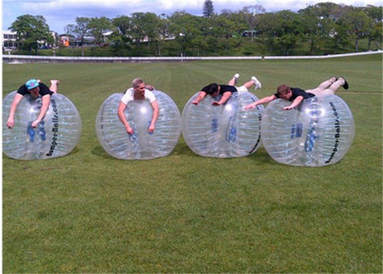 1.8m TPU Full Body Bubble Ball , Dia 180cm Clear Human Soccer Ball Bubble