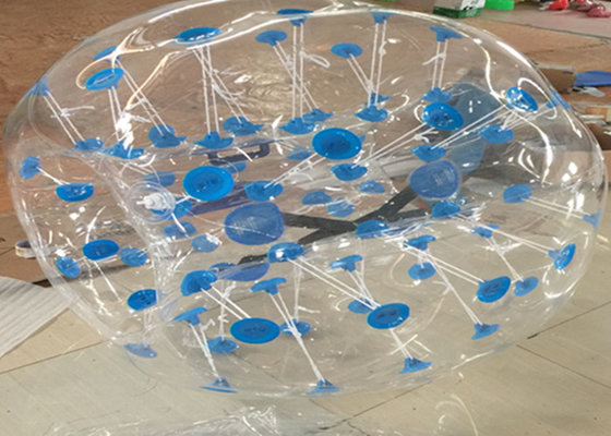 Blue Dot Human Bubble Ball Adults / Children , 6kg Inflatable Bubble Football BB-PVC100