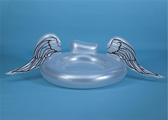 White Waterproof Inflatable Water Floats Angel Wing Baby Swimming Ring