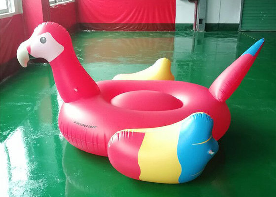 Red Parrot Pool Float for Summer Swimming Pool , Eco-friendly PVC Cute Pool Floats