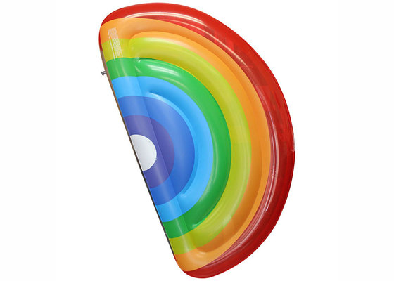 0.25mm PVC Rainbow Pool Float Swimming Inflatable Floating Toys WF-26