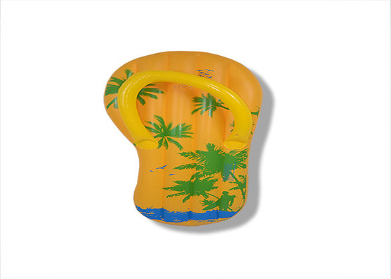 0.25mm PVC Yellow Slipper Swimming Pool Floats Water Pool Flip Flops Buoy Inflatable