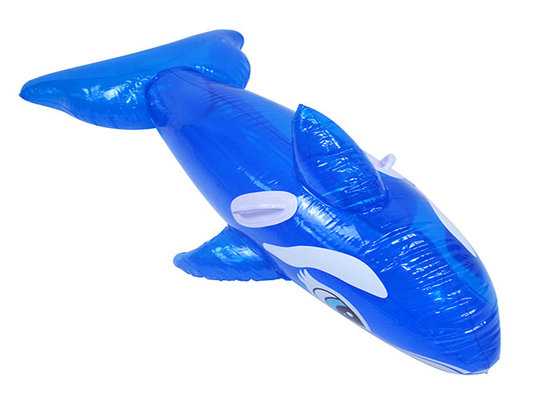 Blue Lovely Dolphin Swimming Pool Toys , Sports Fun Floats For Swimming Pools