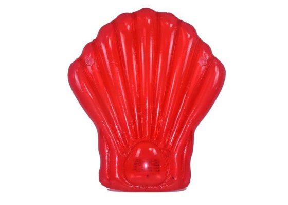 Red Scallop Buoy Inflatable Swimming Pool Inflatable Floats Shell Shape For Child
