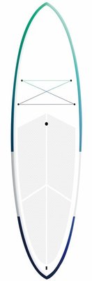 Surfing Lightweight Sup Boards , Unique Fiberglass Stand Up Paddle Board