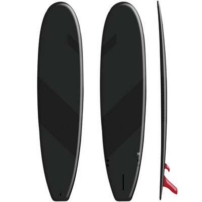 Black 7'8" Carbon Fiber Surf Air Inflatable Surfboard Lightweight SL3067
