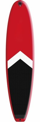 Red Inflatable Carbon Fiber Surfboard 91ML Volume High Durability 8' X 22" X 3"