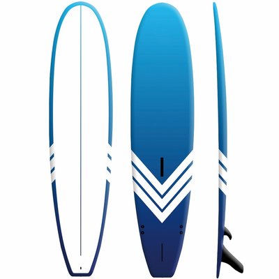 Beginners Custom Longboard Surfboard 8'6" Size With 15LB Net Weight