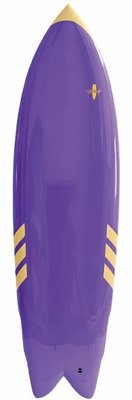 Purple Color 6'5" Fiberglass Soft Top Shortboard SL1075 15PSI Pressure