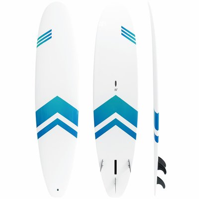 98L Volume Long Board Surfboard Hard Plastic Material Various Colors