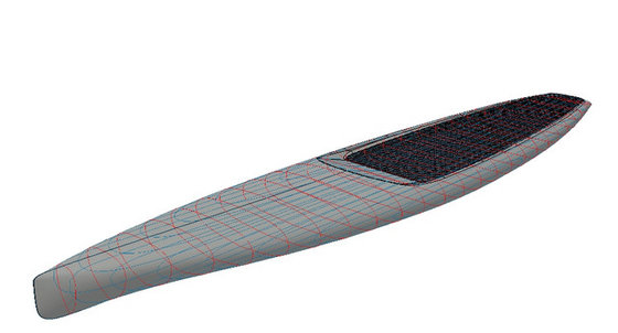 12'6" Inflatable Sup Surf Paddle 270L Volume PVC Rainforced DWF Material