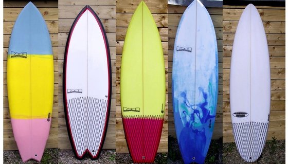 High Performance Surfing Fiberglass Stand Up Paddle Board 130L Volume White Color