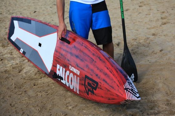 PVC Rainforced DWF Beginner Stand Up Paddle Board 15PSI Pressure For Coursing