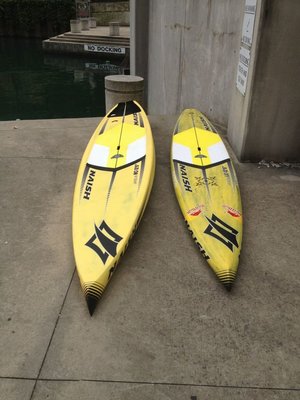 Yellow PVC Rainforced DWF SUP Inflatable Paddle Board 10'6" For Water Sport