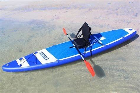 250L Volume Beginner Stand Up Paddle Board 15PSI Diamond Shaped Mat Design