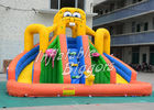 Residential Backyard Inflatable Water Slide Curved Brazil , Party Inflatable Rentals