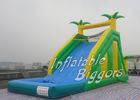 Green Giant Inflatable Water Slide Playground Inflatables Waterproof , 100lbs - 800lbs