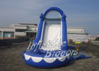 Splash Pool Inflatable Water Slide / Rental Inflatable Climbing Wall And Slide