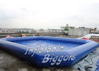Blue Octopus Blowing Up Inflatable Mini Water Park Rental AU With Swimming Pool