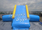 AU Inflatable PVC Water Game / Floating Water Slide , Climber Rentable Water Slides