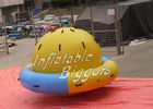 Lake Floating Saturn Inflatable Water Game Yellow For PVC Inflatable Water Park