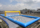 PVC Blue Inflatable Water Volleyball Set For Floating Water Park Games