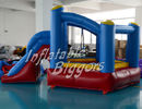 Mini Moonwalk Commercial Inflatable Bouncers House PVC For Residential , ASTM F963