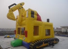 Moonwalks Jumpers Inflatable Bouncy Castle Excavator Balloon With AU PVC Fire-Resistant